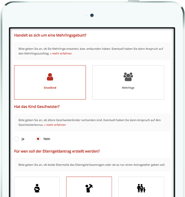Elterngeldsoftware jetzt schnell zum Elterngeldantrag